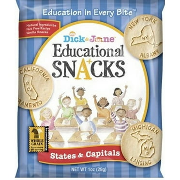 (Price/Case)Dick And Jane English & Spanish Educational Snack Crackers ...
