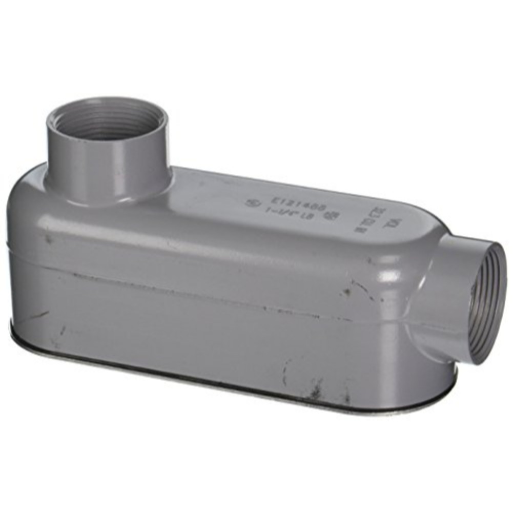Bridgeport LB 44CG Aluminum Type LB Conduit Body With Cover Gasket 1