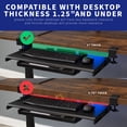 VIVO Extra Sturdy Clamp-on Computer Keyboard Tray Platform with Pencil ...
