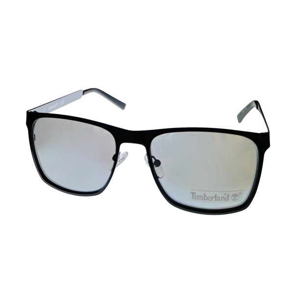 Timberland Sunglass Mens Matte Black Rectangle Metal, Flash Lens TB7176 ...