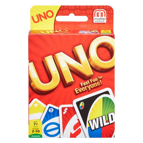 UNO Color & Number Matching Card Game, Customizable Family Fun, 2-10 ...