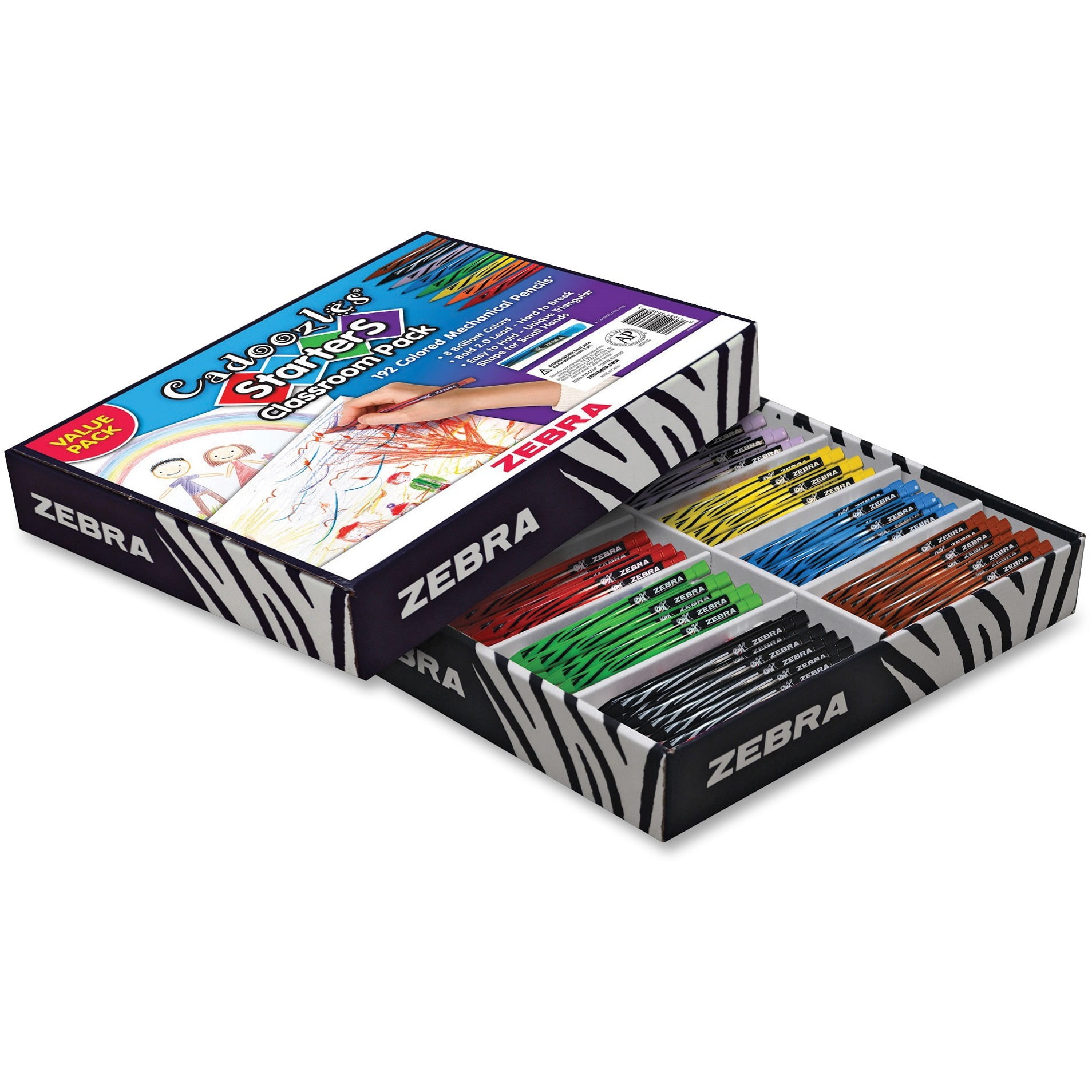 Zebra Pen 192-piece Cadoozles Starters Mechanical Pencil Set, 192 / Box ...
