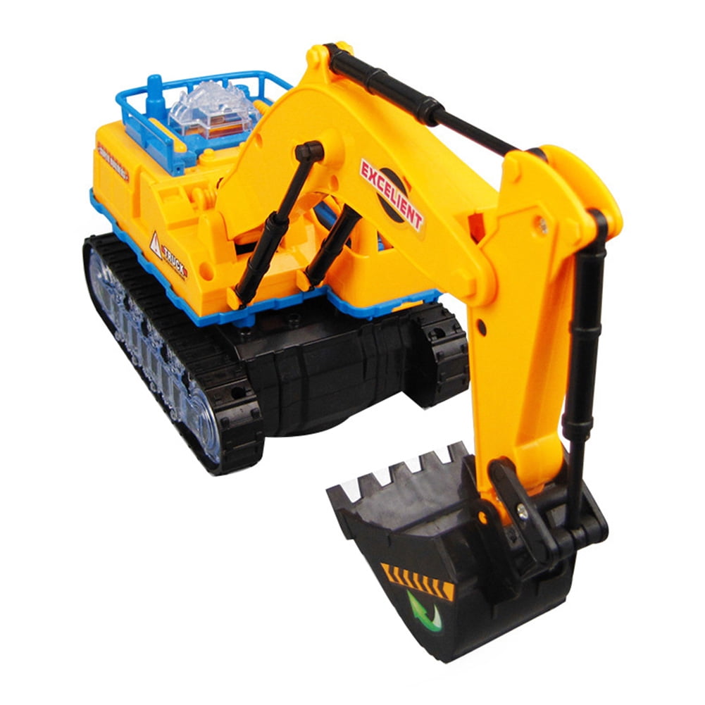 Skindy Electric Excavator Construction Car with 360 Rotation, Music ...
