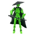 T13 Action Figure, Titan 13 3D Printed Action Figure, Lucky 13 Action ...