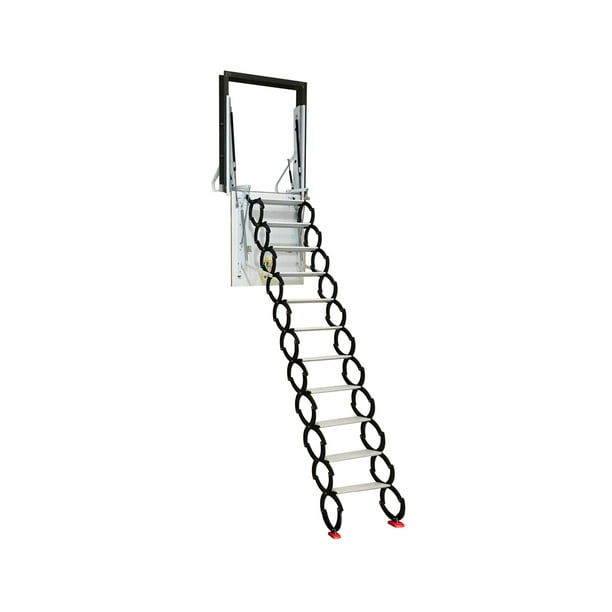 Techtongda Side-mounted Loft Wall Ladder Stairs Hidden Attic Telescopic ...