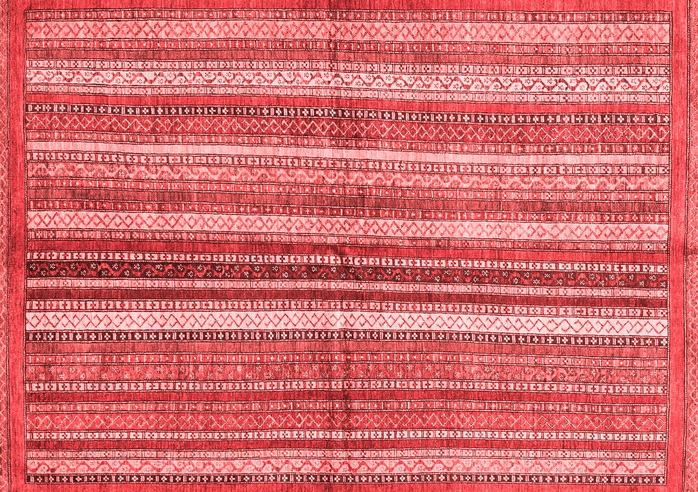 Ahgly Company Machine Washable Indoor Rectangle Abstract Red Modern ...