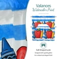 Children's Day Kitchen Curtains Sets 36 Inch Length with Valance, Funny ...