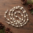 2026 Upgrade White Pearl Bead Christmas Garland, Plastic Hanging Bead ...