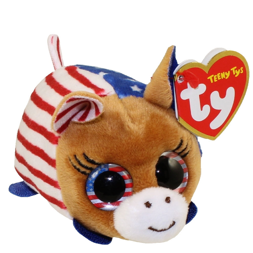 TY Beanie Boos - Teeny Tys Stackable Plush - VOTE DEMOCRAT the Donkey ...