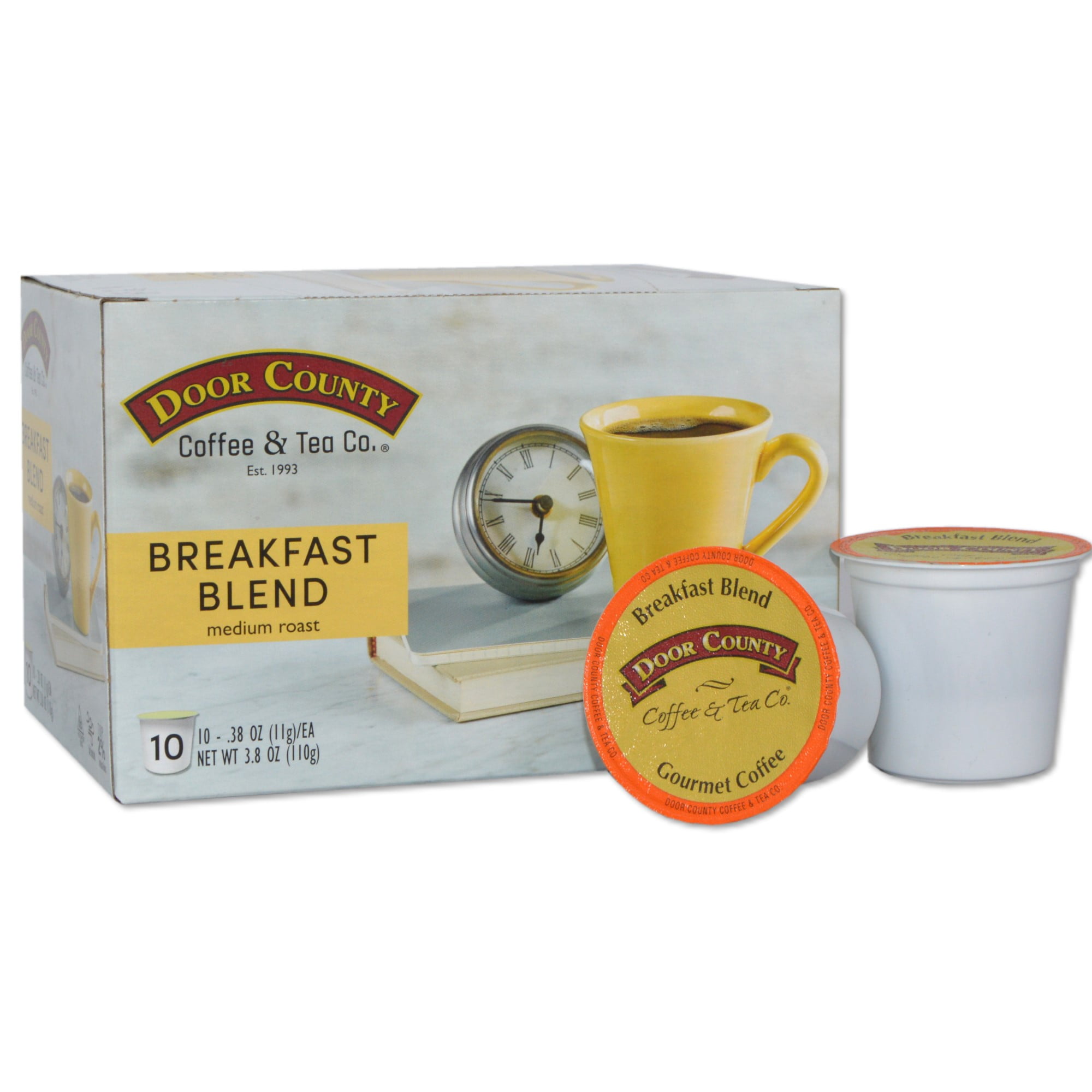 Door County Coffee Breakfast Blend Specialty Single-Serve Coffee Pods ...