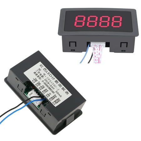 DC 8-24V Digital LED Counter Panel Meter, 4 Digit Up/Down Panel Counter Meter, Plus/Minus ...