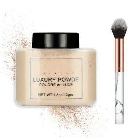 Loose Face Powder Set, Face Makeup Setting Powder Longlasting Smooth ...
