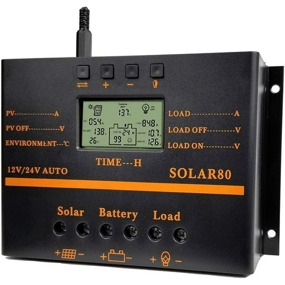 Charging controller,Solar Panel Battery Adjustable Lcd Panel Usb Port ...