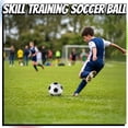 Soccer Ball Size 3 with Pump Black and White Training Ball for Kids 4 ...