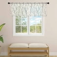 Branch Flower Semi Sheer Valance Curtains Bee Bird Voile Valances ...