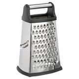 Professional Box Grater, 100% Stainless Steel with 4 Sides, Best for ...