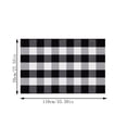3 Pcs Buffalo Plaid Outdoor Rug, Checkered Front Porch Mat Machine ...