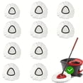 5/10Pcs Washable Microfiber Mop Replacement Heads, Durable Rotating Mop ...