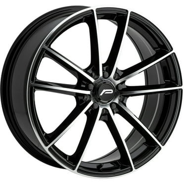 Vision Legend 5 17x8 5x139.7 0et Gloss Black Machined Lip Wheel ...