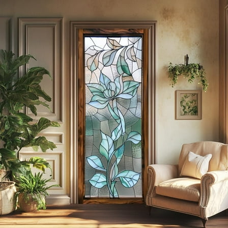 2 Pcs Self-Adhesive Door Sticker 31.5"x78.7" Early Morning Design Door ...