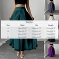 Ailaofu Women's Summer High Waist Skirt Pants Asymmetrical Overlay Wide ...
