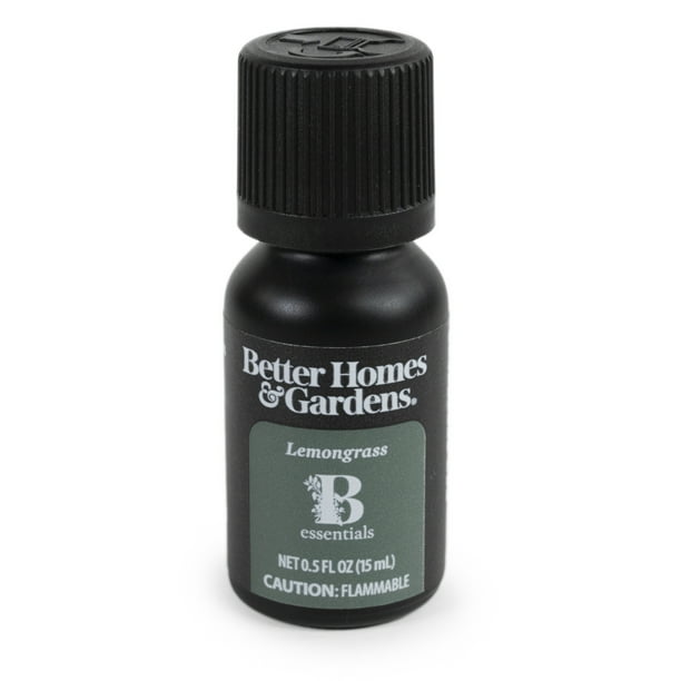 Better Homes & Gardens 100% Pure Essential Oil: Lemongrass, 15mL ...
