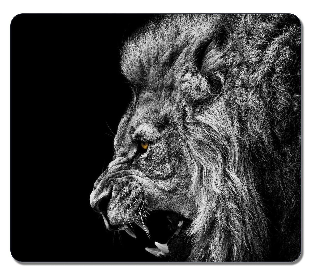 POPCreation Roaring Lion Mouse pads Gaming Mouse Pad 9.84x7.87 inches ...