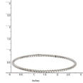 Stainless Steel Textured Bangle - Walmart.com