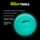 Nightball Volleyball LED Volleyball - Light Up Glow in The Dark Volleyball - Outdoor Volleyball ...