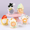 ACDANC 2026 New 50Pcs Cake Box Refrigeration Safe Mini Cupcake Liners ...