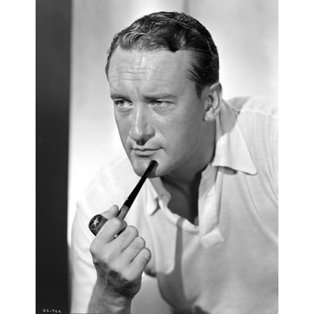 A Portrait Of George Sanders Smoking A Pipe Photo Print (8 x 10 ...