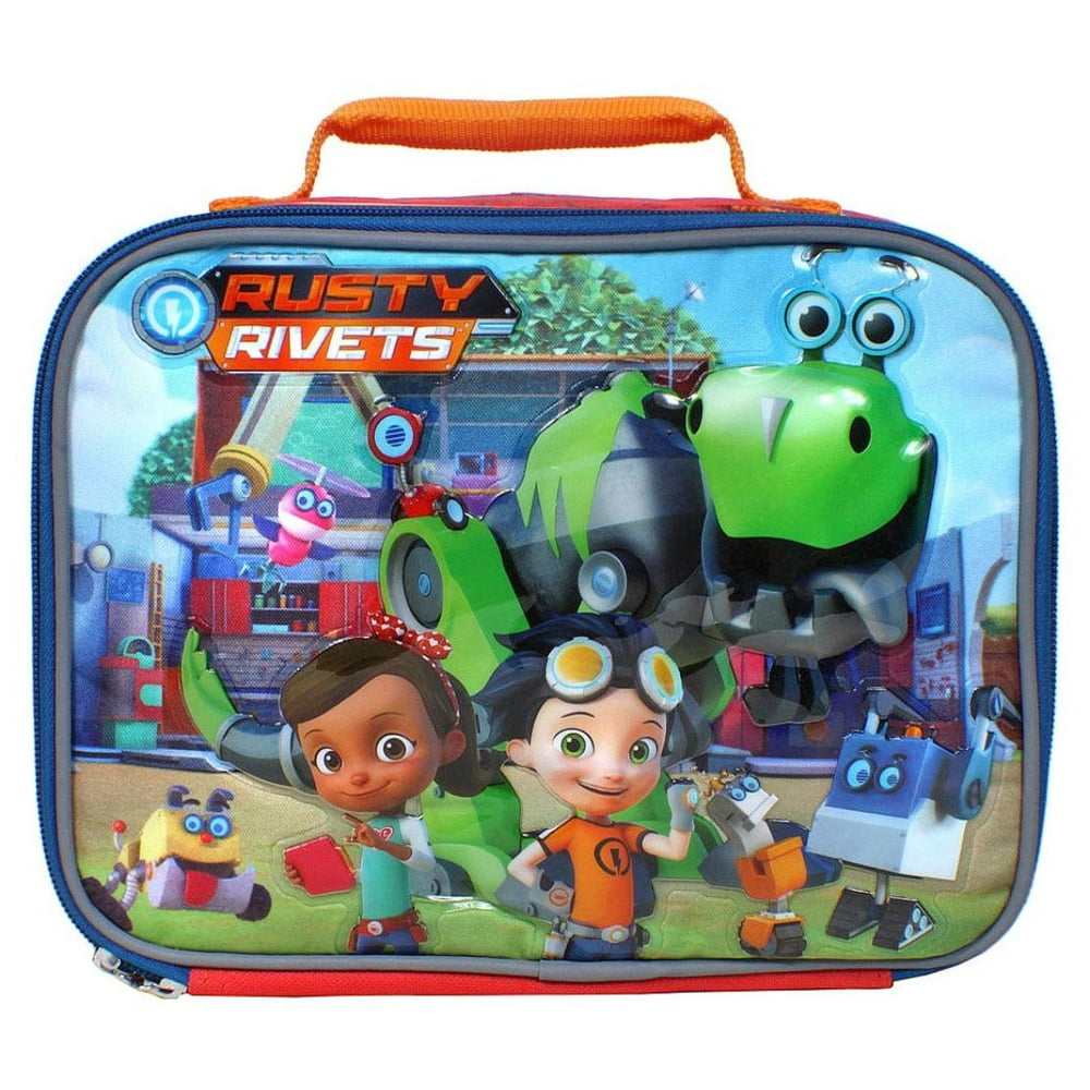 Nickelodeon Rusty Rivets Rusty, Ruby and Botasaur Insulated Lunch Box ...