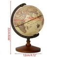 HPDDIN Mini Vintage World Globe, Small Plastic Rotating Earth, Desktop ...