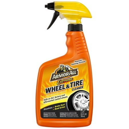 Armor All Extreme Triple Action Wheel and Tire Cleaner, 24oz, Auto Tire ...