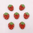 Farfi 50Pcs Sewing Buttons Lovely Durable Bakelite Strawberry Wooden ...