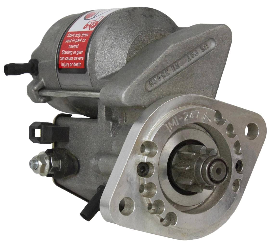 New 9T CW Gear Reduction Starter Motor Fits Mitsubishi Tractor 2 Cyl ...