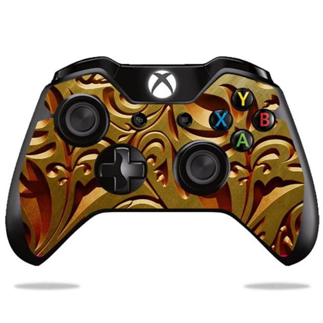 MightySkins MIXBONCO-Mosaic Gold Skin Decal Wrap for Microsoft Xbox One ...