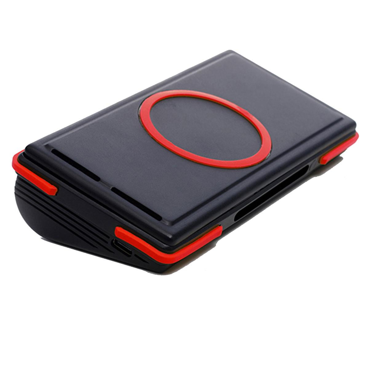 Ampere Full Circle Wireless Input and Output Power Bank, 13400mAh, Red ...