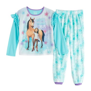 DreamWorks Shrek Pajamas Girls Long Sleeve Sizes 4-12 - Walmart.com
