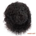 African Curly Wig for Men - 6 Inch Water Curl Thin Skin Wig, Natural ...
