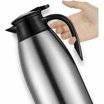Leyeet 68 Oz Stainless Steel Coffee Thermal Carafe/Double Walled Vacuum Thermos Insulated / 12 ...