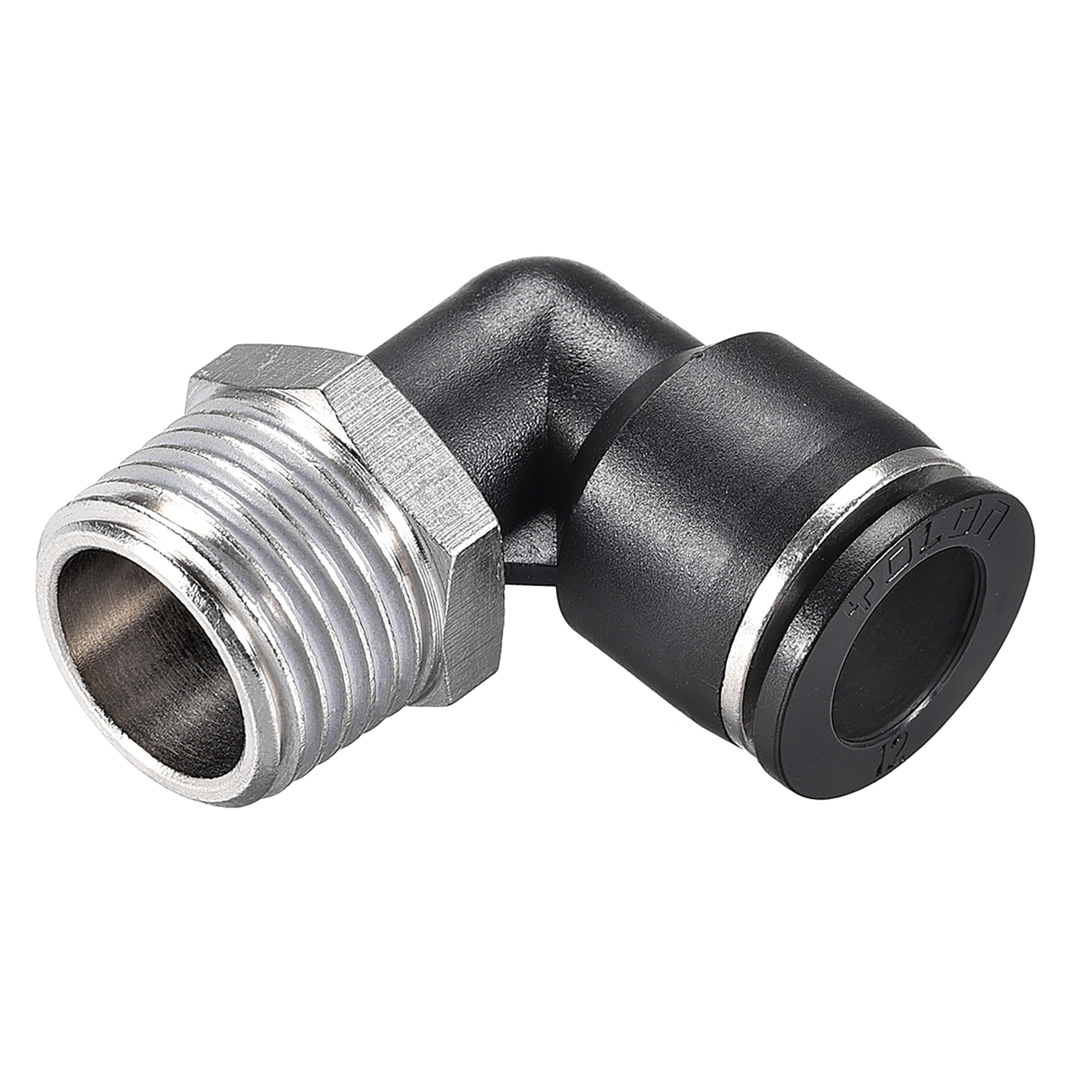 Push To Connect Tube Fitting Male Elbow 12mm Tube OD X 1 2 NPT Thread