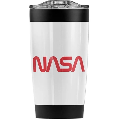 NASA Worm Logo Stainless Steel Tumbler 20 oz Coffee Travel Mug/Cup ...