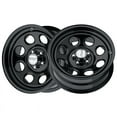 16" Black 297 Soft 8 Wheel by Keystone Wheel 2977860P - Walmart.com