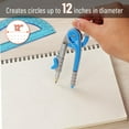 Mr. Pen- Compass and Protractor Set, Blue, Compass Geometry Tool ...