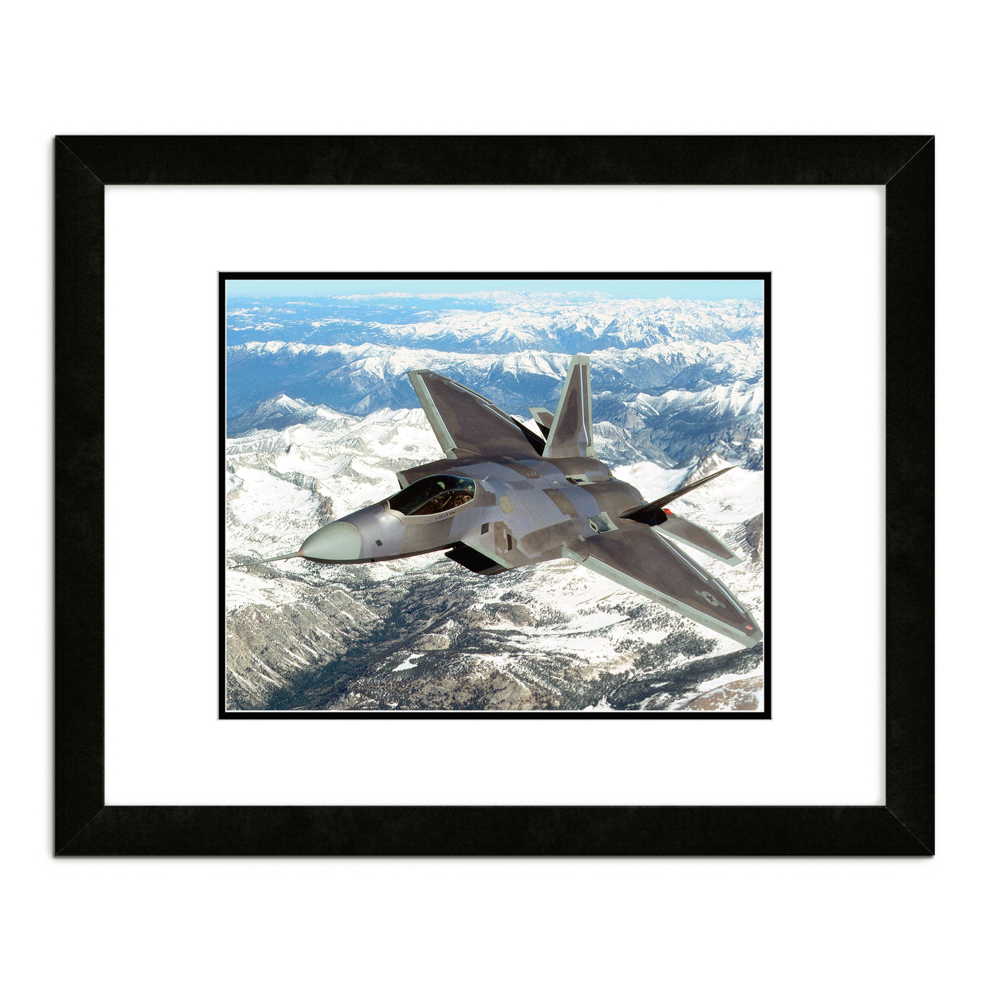 F-22 Raptor United States Air Force 13"x16" Matted and Framed Photo ...