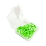 Yesbay 1 Box Book Rings Multi-color Flexible Plastic Book Loose Leaf ...