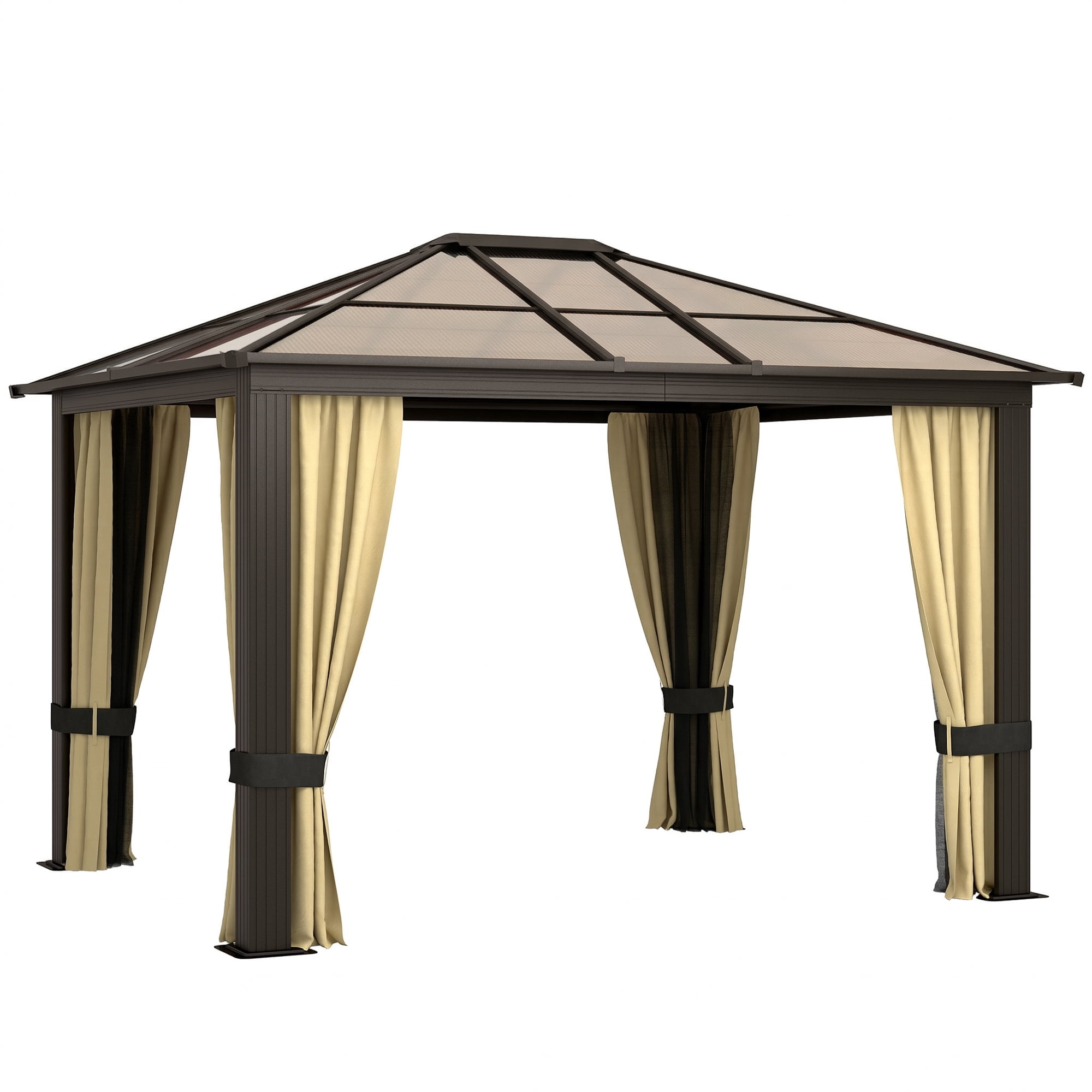 Click here for Outsunny 10 X 12 Hardtop Gazebo  Outdoor Gazebo Ca... prices