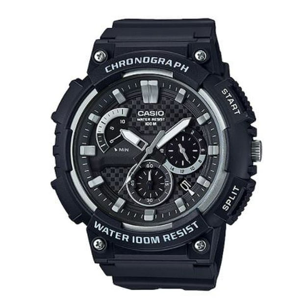 Casio Men's 3D Dial Chronograph Watch, Black - MCW200H-1AV - Walmart.com