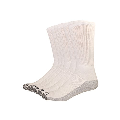 Men's Dri-Tech Moisture Control Crew Socks, 6-Pack - Walmart.com